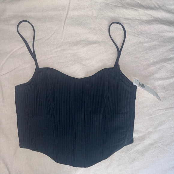 Gilly Hicks | Tops | Gilly Hicks Black Corset Top Small | Poshmark